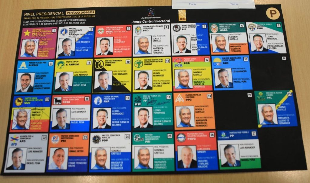 JCE entrega artes de boletas presidenciales a editoras para impresión ...