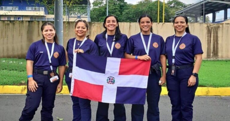 Equipo femenino de Bomberos del Distrito Nacional gana competencia ...
